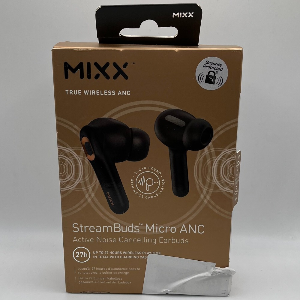 Pre-owned Mixx Streambuds Micro ANC Black - Own4Less